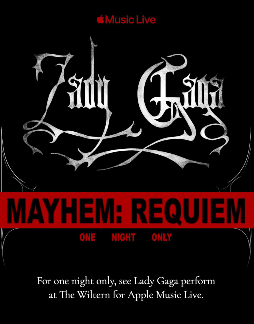 Lady Gaga - "MAYHEM: REQUIEM" | Apple Music Live | Release date TBA ...